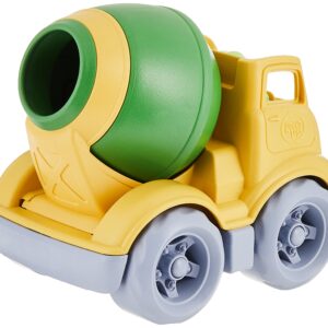 Green Toys Mixer Construction Truck Green/Yellow, 5.75x7.5x5.6