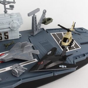 Daron Worldwide Trading Aircraft Carrier BP96243 Playset ,for 36 months to 180 months Gray