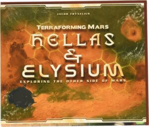 terraforming mars: hellas elysium - the other side of mars expansion by stronghold games, strategy board game