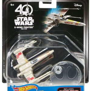 Hot Wheels Star Wars Starships 40th Anniversary X-Wing 5 Vehicle, Red