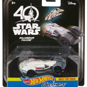 Hot Wheels Star Wars Carships 40th Anniversary Millennium Falcon Vehicle