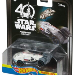 Hot Wheels Star Wars Carships 40th Anniversary Millennium Falcon Vehicle