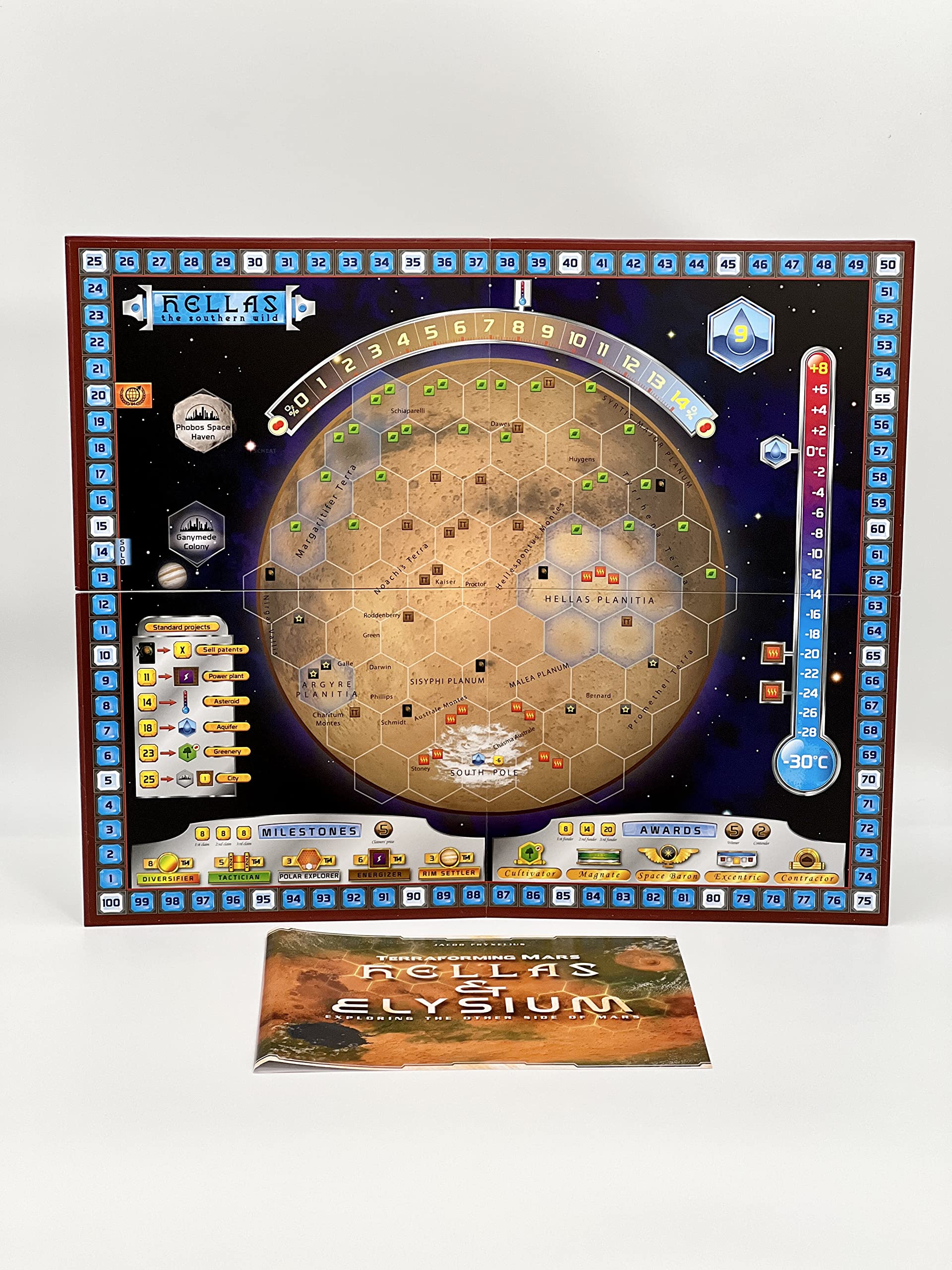 Terraforming Mars: Hellas Elysium - The Other Side of Mars Expansion by Stronghold Games, Strategy Board Game