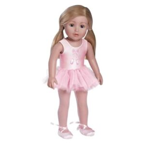 Adora Amazon Exclusive Amazing Girls Doll Accessories, Clothes for 18" Baby Dolls Includes Shiny Stockings and Satin Slippers, Birthday Gift For Ages 6+ - Ballet Dance Outfit