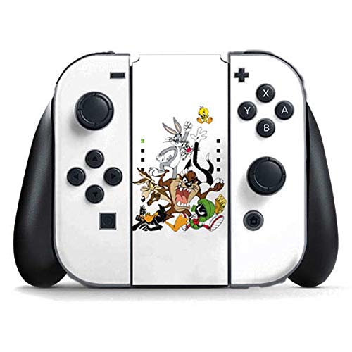 Skinit Decal Gaming Skin Compatible with Nintendo Switch Joy Con Controller - Officially Licensed Warner Bros Looney Tunes All Together Design