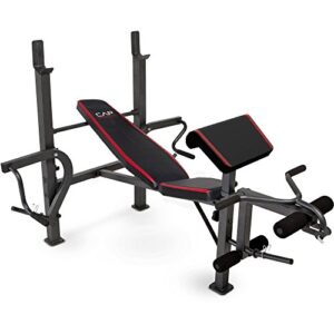 cap strength standard bench with butterfly and preacher curl