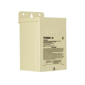 nsi tork tpx300 low-voltage 300-watt safety transformer for indoor/outdoor pool/spa, landscape and submersible lighting products, led compatible, beige