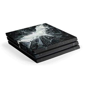 skinit decal gaming skin compatible with ps4 pro console - officially licensed warner bros batman dark knight rises design