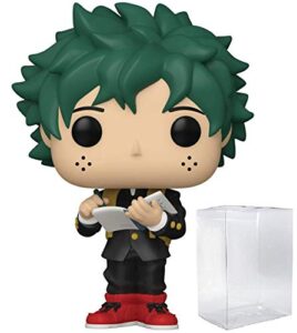 funko my hero academia - izuku midoriya (deku) pop! vinyl figure (bundled with compatible pop box protector case), multicolor, 3.75 inches