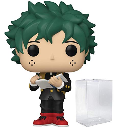 Funko My Hero Academia - Izuku Midoriya (Deku) Pop! Vinyl Figure (Bundled with Compatible Pop Box Protector Case), Multicolor, 3.75 inches