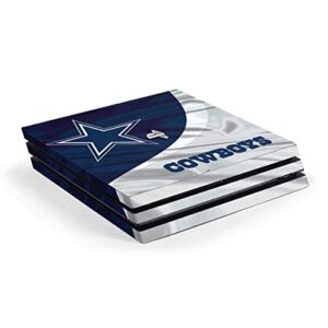 skinit decal gaming skin compatible with ps4 pro console - officially licensed nfl dallas cowboys design