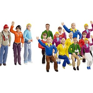 Carrera Race Spectators - Set of 15 Detailed Fans - 1:32 Scale Figures - Realistic Scenery Accessory for Slot Car Track Sets