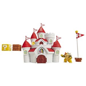 Super Mario Mushroom Kingdom Castle Playset with Exclusive 2.5” Bowser Figure