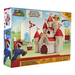 Super Mario Mushroom Kingdom Castle Playset with Exclusive 2.5” Bowser Figure