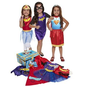 dc super hero girls 21 piece dress-up trunk [amazon exclusive]