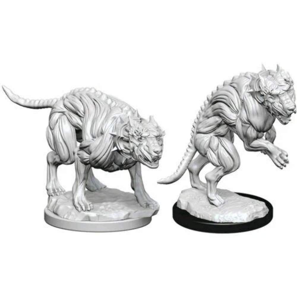 NECA Deep Cuts Unpainted Miniatures: Hell Hounds