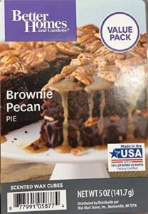 better homes and gardens brownie pecan pie value pack scented wax cubes 5.0 oz