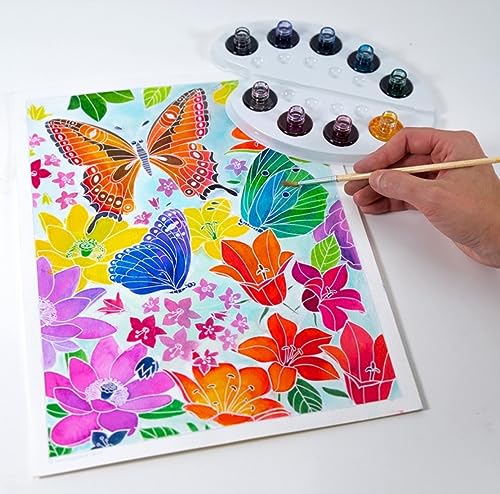 Sentosphère Aquarellum - In The Flowers Watercolor Painting Kit