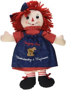 aurora - raggedy ann classic - 16" raggedy ann se understanding, multicolor, large