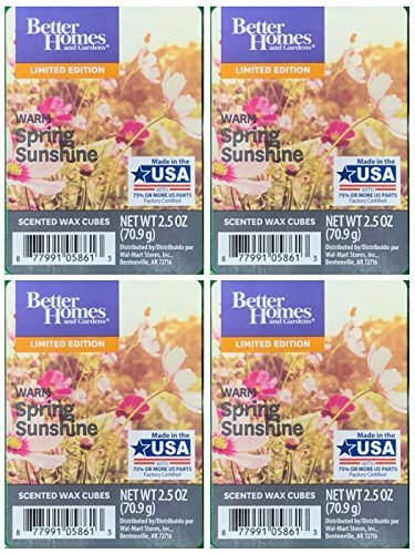 Better Homes and Gardens Warm Spring Sunshine Wax Cubes - 4-Pack