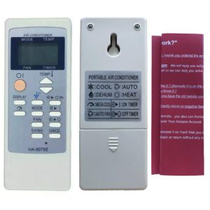 replacement for sharp portable air conditioner remote control crmc-a705jbez for cv-p09lx cv-p10lc cv-p10mc cv-p10nc cvp10nc-d cvp10nc-r cv-p10pc cvp10pc-d cvp10pc-r cv-p10rc (display in celsius)