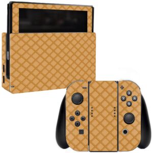 mightyskins skin compatible with nintendo switch wrap cover sticker skins waffle sole