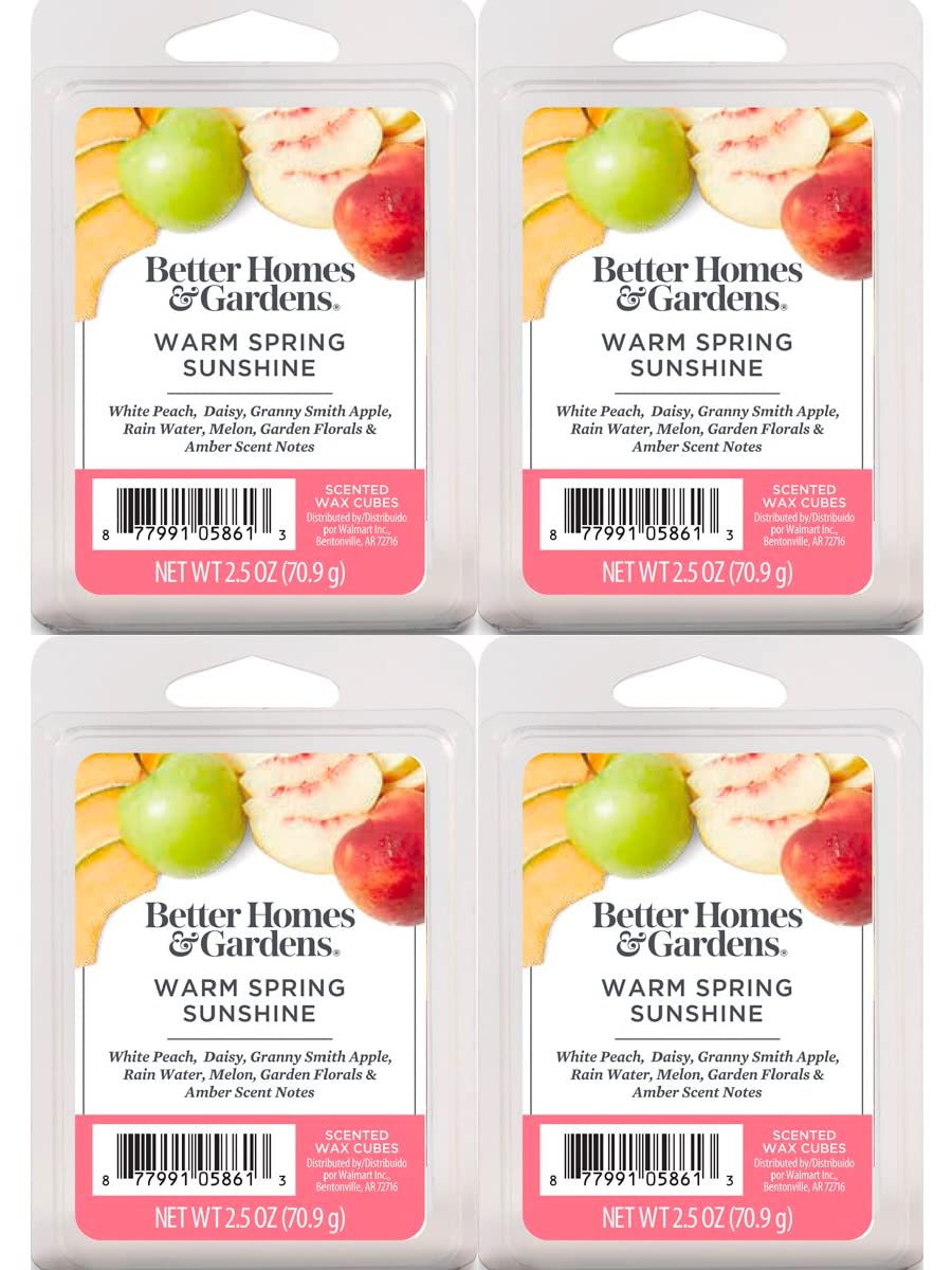 Better Homes and Gardens Warm Spring Sunshine Wax Cubes - 4-Pack