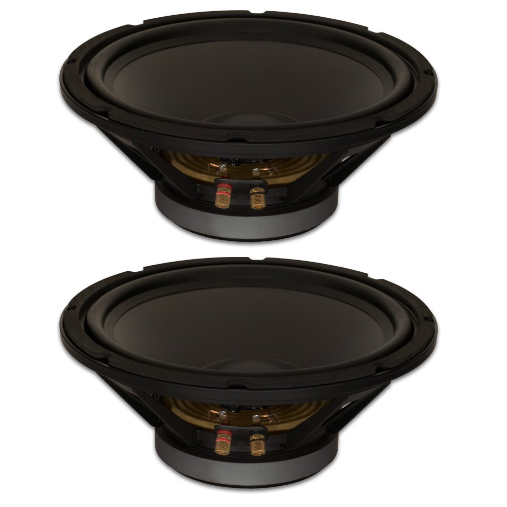 Goldwood Sound, Inc. Stage Subwoofer, Heavy Duty 8ohm 12" Woofers 450 Watts Each Replacement 2 Speaker Set (GW-12PC-8-2)