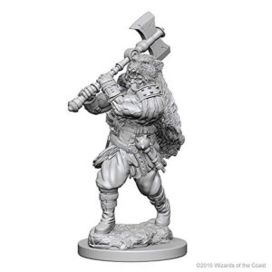 d&d nolzur’s marvelous miniatures: human male barbarian