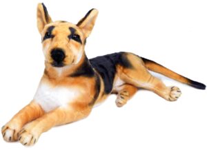 tigerhart hero the german shepherd - 19 inch stuffed animal plush dog