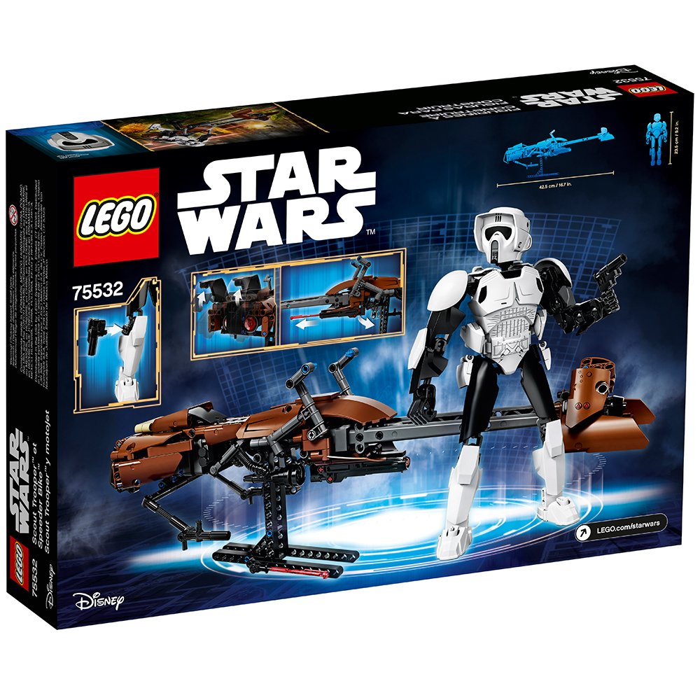 LEGO Star Wars Scout Trooper & Speeder Bike 75532 Building Kit