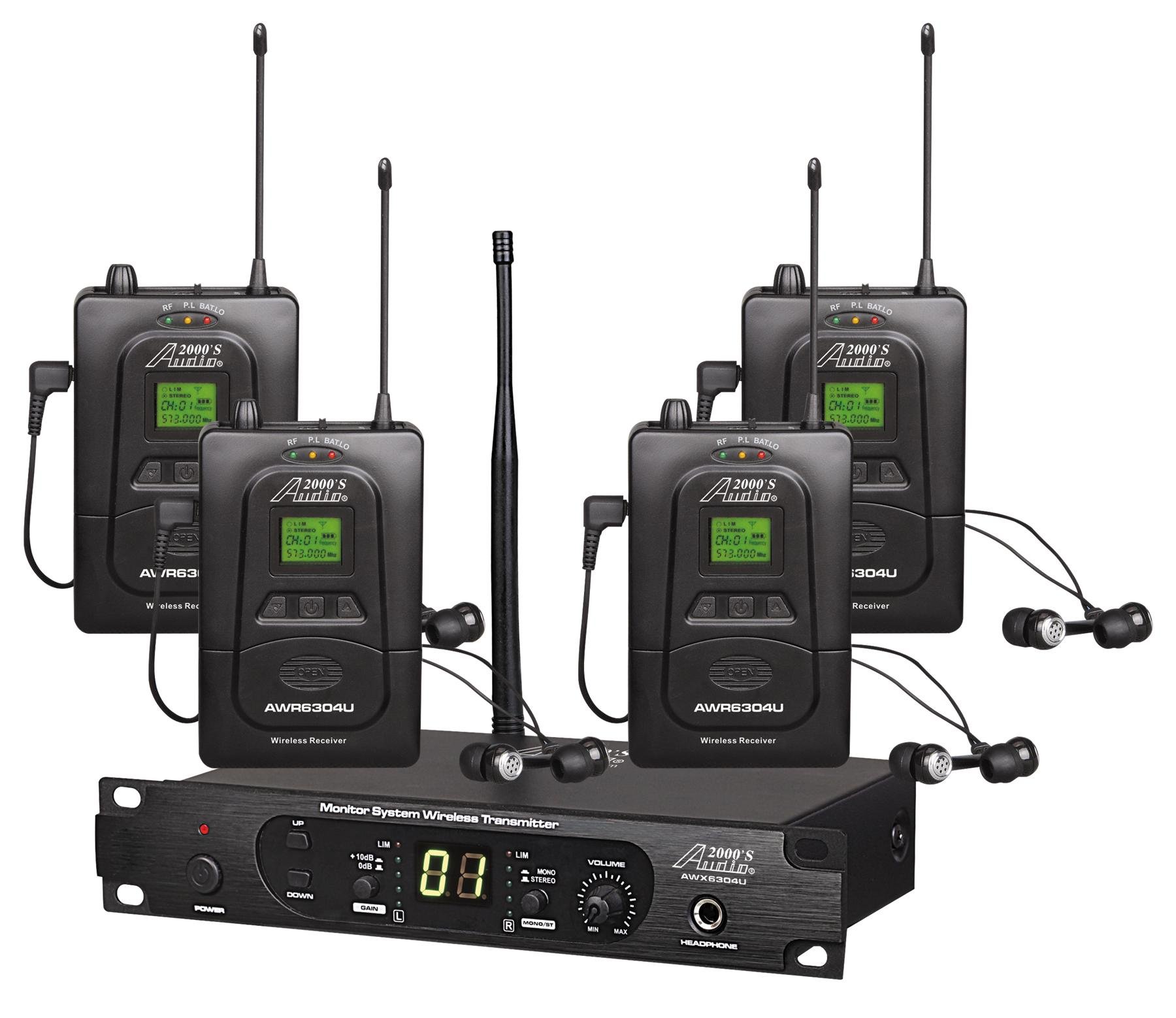 Audio2000'S AWM6306U In-Ear Audio Monitor System