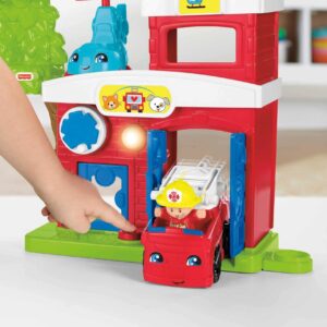 Fisher-Price Little People Toddler Toy Animal Rescue Playset with Lights Sounds Figures & Vehicles for Pretend Play Kids Ages 1+ Years​ (Amazon Exclusive)