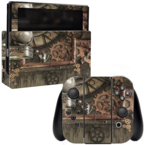 mightyskins skin compatible with nintendo switch - steam punk room | protective, durable, and unique vinyl decal wrap cover | easy to apply, remove, and change styles | made in the usa