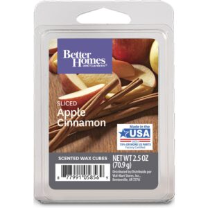 better homes and gardens sliced apple cinnamon wax cubes