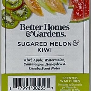 Better Homes and Gardens Sugared Melon Kiwi Scented Wax Cubes - 4-Pack