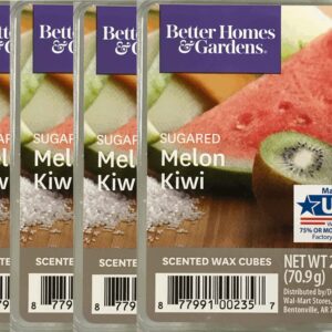 Better Homes and Gardens Sugared Melon Kiwi Scented Wax Cubes - 4-Pack