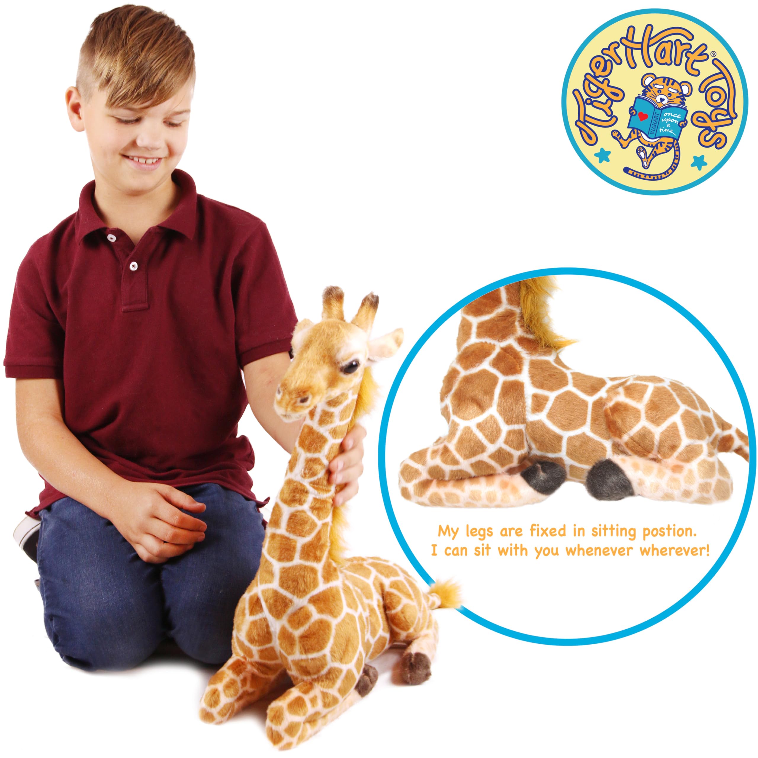 TigerHart Jehlani The Giraffe - 18 Inch Stuffed Animal Plush