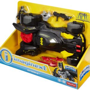 Fisher-Price Imaginext FGC31 Dc Super Friends Legends of Batman Deluxe Batmobile, Black/Yellow