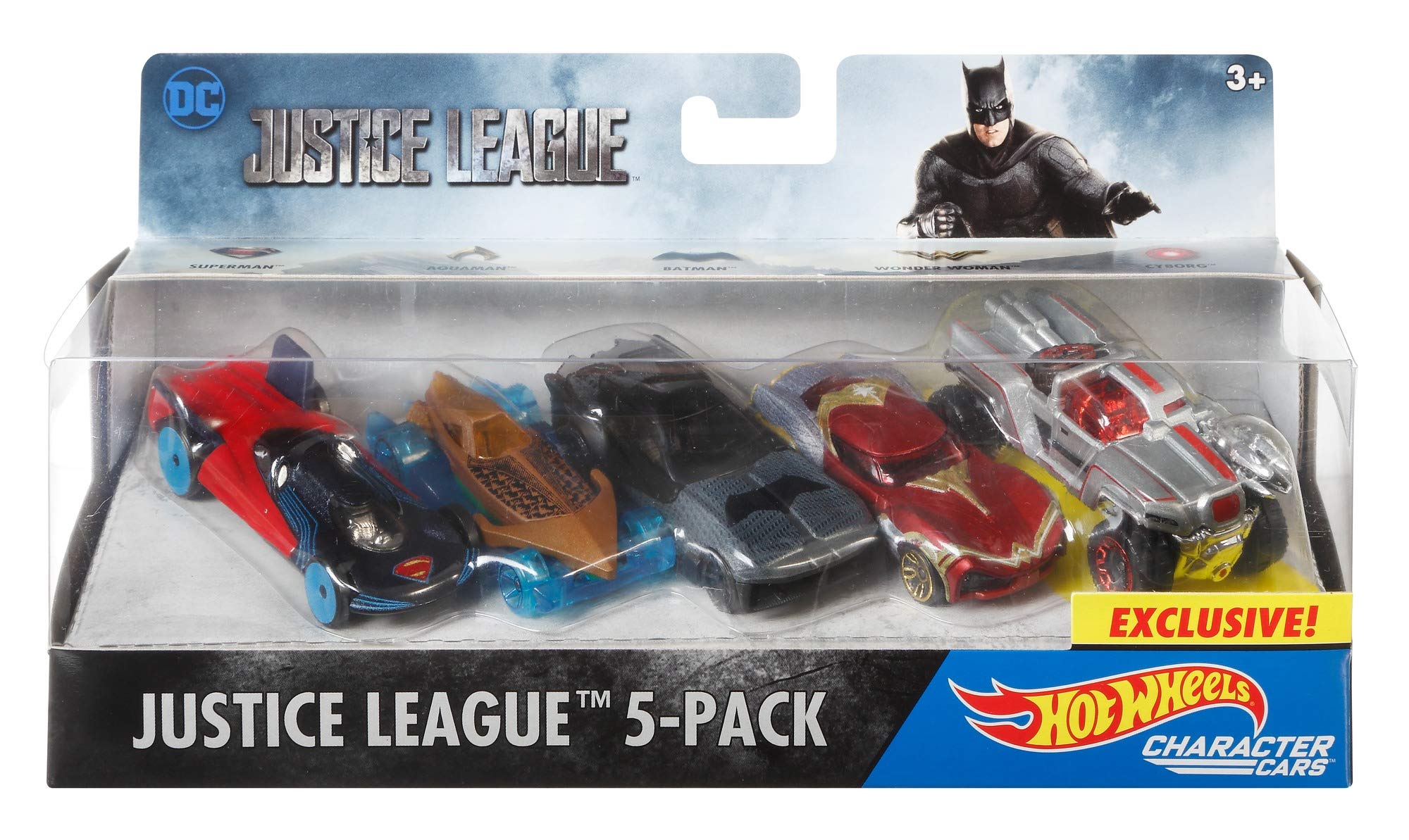 Hot Wheels DC Universe Justice League 5-Pack, Vehicle