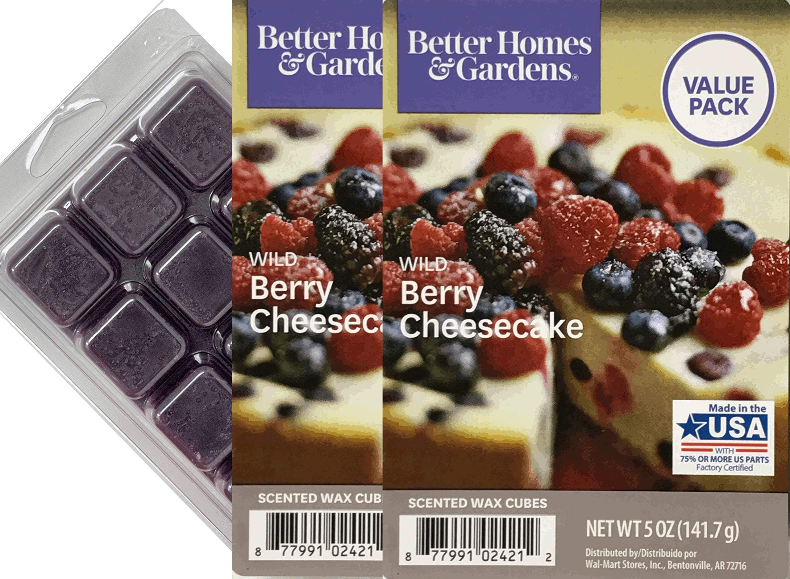 Better Homes and Gardens Wild Berry Cheesecake Wax Cubes 5oz - 2-Pack