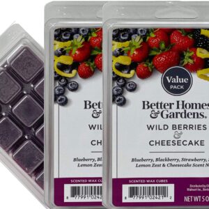 Better Homes and Gardens Wild Berry Cheesecake Wax Cubes 5oz - 2-Pack