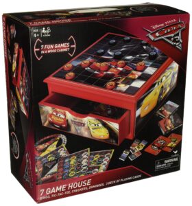 spin master games cardinal industries cars 3 wooden house game