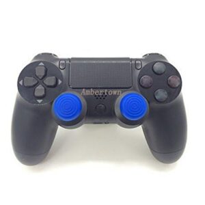 Analog Silicone Thumb Stick Grip Joystick Caps Cover for PS4 PS3 Xbox 360 Xbox One Game Controllers (Blue)