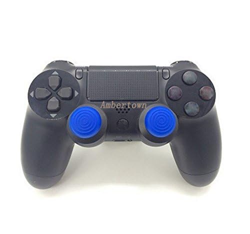 Analog Silicone Thumb Stick Grip Joystick Caps Cover for PS4 PS3 Xbox 360 Xbox One Game Controllers (Blue)