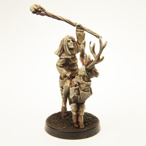 Stonehaven Miniatures Elf Wizard Mounted on Stag Miniature Figure (for 28mm Scale Table Top War Games) - Made in USA