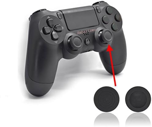 8 Pairs Analog Silicone Thumb Stick Grip Joystick Caps Cover for PS4 PS3 Xbox 360 Xbox One Game Controllers