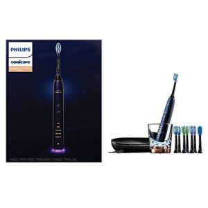 philips sonicare diamondclean smart 9700 rechargeable electric power toothbrush, lunar blue, hx9957/51