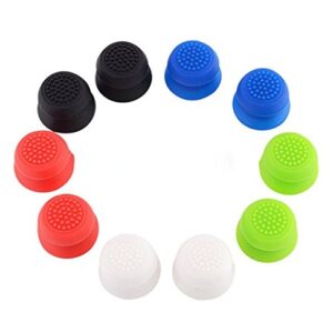 2 x Analog Gamepad Raised Antislip Thumb Stick Grips Thumbsticks Joystick Cap Cover for PS4, PS3, Xbox 360, Xbox One Controller (Black)