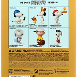 Medicom Peanuts Series 6: Baseball Charlie Brown UDF Action Figure